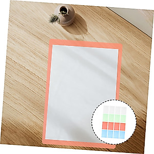 GATHINESS 16pcs Translucent Reading Strip Epoxy Resin Mat Dyslexia Reading Strips Clipboard Plastic A4 Kids Cutting Board - Craft Mat Dyslexia Tools for Kids Tools PVC Clay Test Paper Child