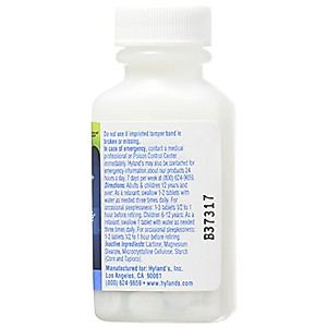 Hyland's Calms Forte' Sleep Aid Tablets, Natural Relief of Nervous Tension and Occasional Sleeplessness, 100 Tablets, Pack of 1