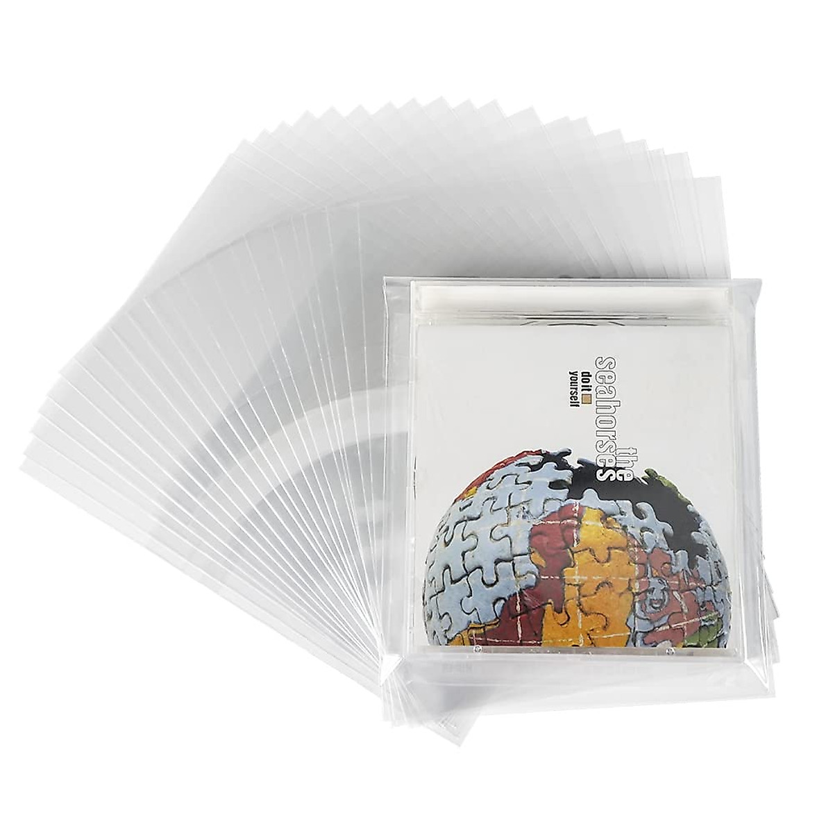 50 Resealable 4.7 Mil Plastic Outer Sleeves for Mini LP SHM-CD Paper Sleeves