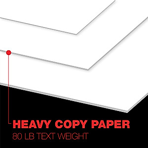 Accent Opaque White Printer Paper, 8.5” x 11” 32lb Bond/80lb Text Copy Paper – Premium Computer Paper with Smooth Finish, 97 Bright, 118gsm – Multipurpose White Paper – 188100R – 400 Sheets (1 Ream)