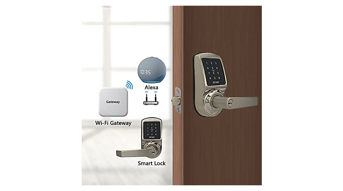 Smart Door Lock with Touchscreen Keypad – Keyless Home Security