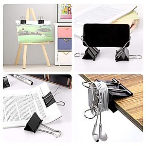 Upgrade Extra Large Binder Clips 2.4 Inch Length for Office (8 Pcs)