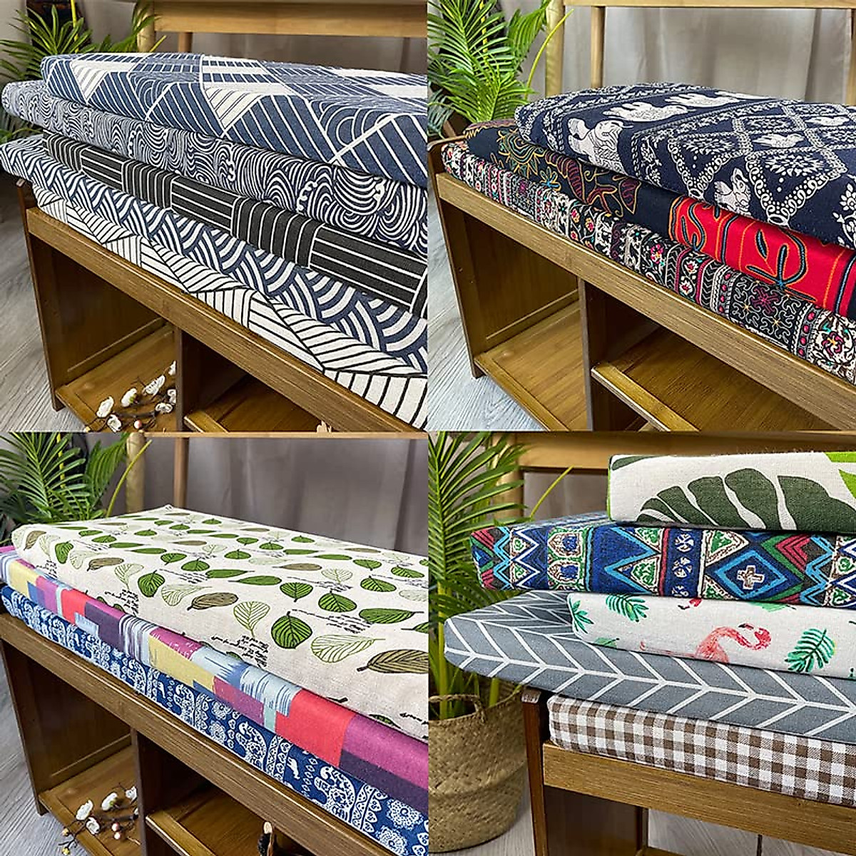 Custom Cushions for Outdoor Furniture Bench Cushion Custom Size Bench Garden Cushion Indoor Patio Furniture/window Bay Window Seat 70D High-resilience Foam Comfortable Durable, Disassembly Cleaning