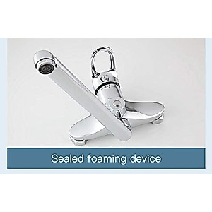 TECKI Kitchen Taps A Set 30cm Length Outlet Rotated Brass Body Bathroom Shower Faucet Four Handle Options Bathtub Faucet Bath Water Mixer