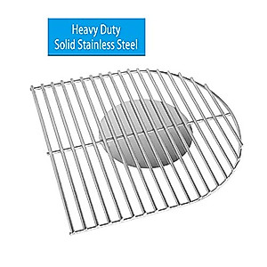 Stanbroil Solid Rod Stainless Steel Grill Cooking Grates Replacement Parts for Coleman Roadtrip Swaptop Grills LX LXE LXX, 2 Pack