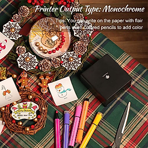 Phomemo Label Maker Printer Machine, M02 Mini Portable Printer, Thermal Inkless Sticker Printer, Pocket Portable Printer, Multifunction for Journal, Photo, Work Plan, Meeting Notes, Gift