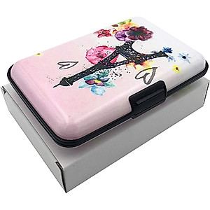 BFL RFID Credit Card Holder for Women or Men, Theft Proof Credit Card Holder, Slim Design Fits in Pocket (Tower)