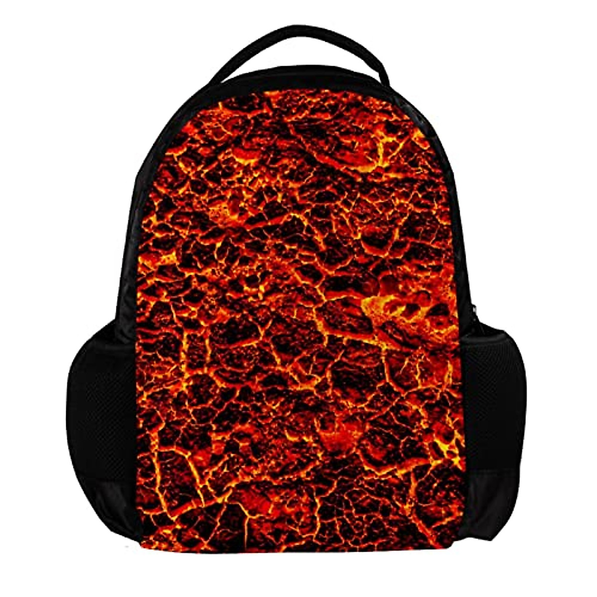 VBFOFBV Lightweight Casual Laptop Backpack for Men and Women, Flame Fire Pattern