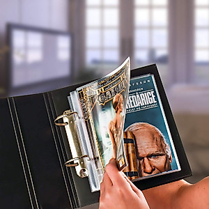 Tarifold DVD Protective Sleeve for DVD Storage with Binder Holes, Closing Flap, and Space for Cover - 100/Pack (10282)