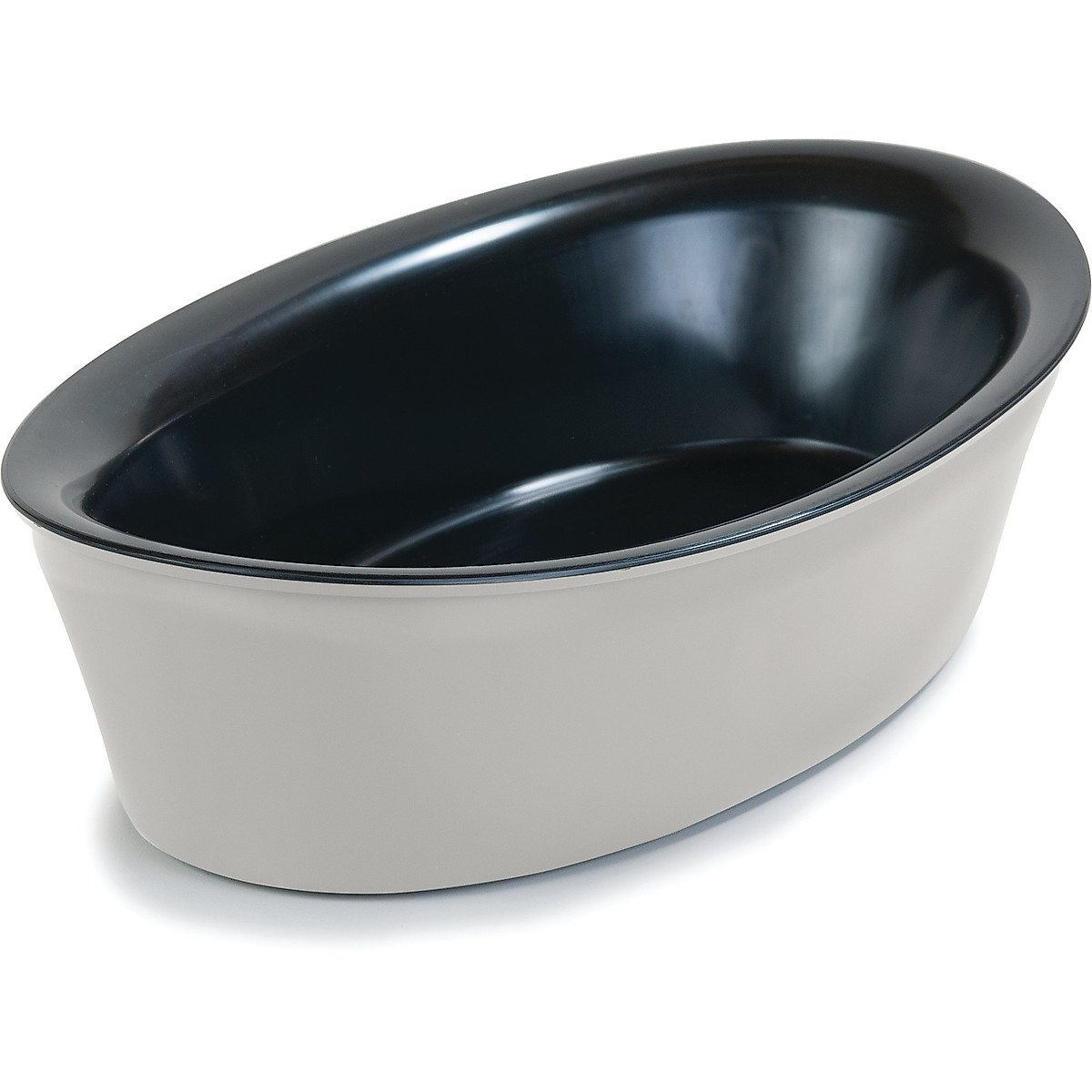 CFS CM1402442 Coldmaster Oval Cold Crock, 5 quart, Black/Champagne