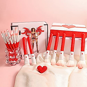 Docolor Professional Makeup Brushes Set 32Pcs Make up Brushes Premium Kabuki Foundation Blending Face Powder Blush Contour Eye Shadows Eyebrow Eyeliner Make Up Brush Gift Kit