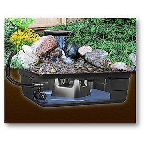 Aquascape AquaSurge Low Suction Intake Attachment for AquaBasin Water Basin | 91117,Black