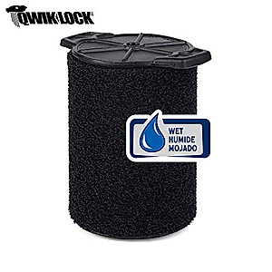 WORKSHOP Wet/Dry Vacs Vacuum Filters WS24200F Foam Filter For Wet/Dry Vacuum Cleaner (Single Wet Application Foam Filter) For WORKSHOP 5-Gallon To 16-Gallon Shop Vacuum Cleaners