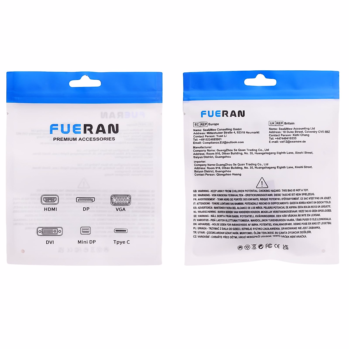 FUERAN DP - DisplayPort Display Emulator EDID Emulator Plug 2K (fit Headless 2560x1600@30Hz) 4K 4096x2160@60Hz Display Port Dummy Plug DisplayPort Compatible (2K-2560x1600@30Hz)