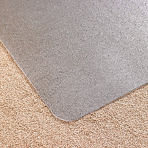 Floortex Computex Anti-Static AdvantageMat, PVC Chair Mat for Carpets up to 3/8" Thick, 60" x 48", Rectangular, Clear (3115226EV)