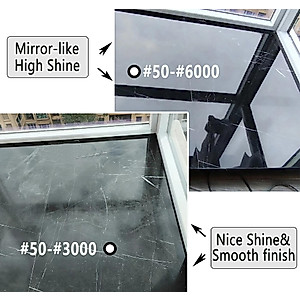 16 Packs Dry Diamond Polishing Pads Set, 4 Inch Dry/Wet Granite Bufffing Pad for Marble Quartz Concrete Stone Tiles - High Temperature Resistance Sanding Kit for Grinder Polisher Drill