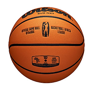 Wilson Basketball EVO NXT Africa League, Blended Leather, Indoor-Basketball, Orange