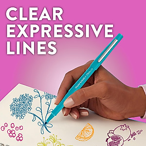 Paper Mate Flair Original Fibre Tip Pen Medium 1.0mm Pack of 12