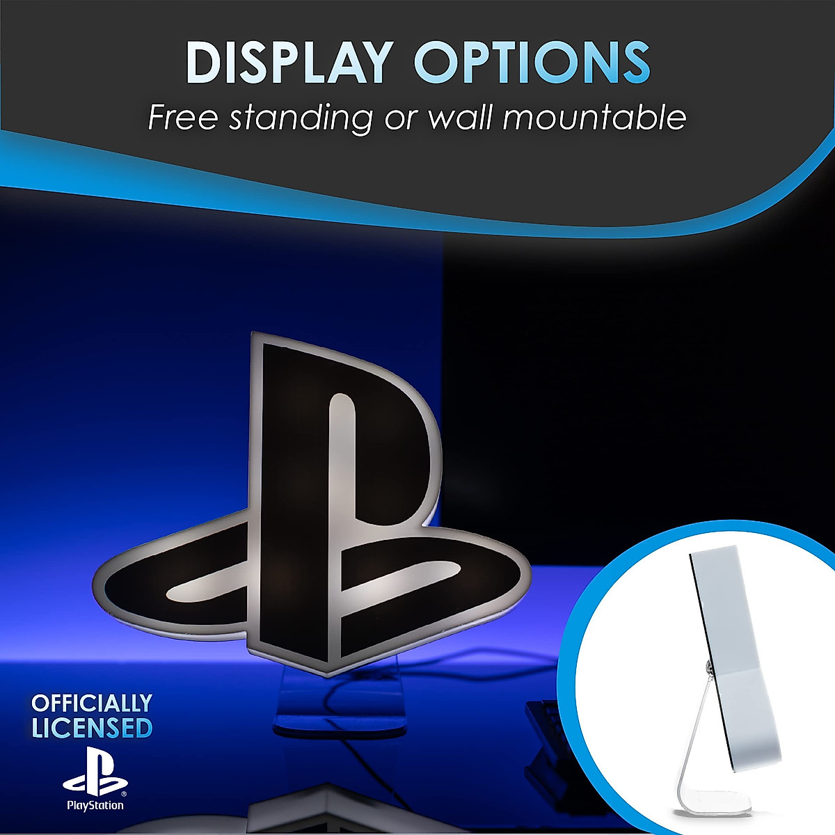 PlayStation PS5 Icons Light and Logo Light, Music Reactive Game Room Lighting PlayStation Room Decor
