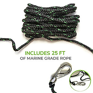 Gradient Fitness Kayak Anchor | Paddle Board Anchor, Small Boat and Canoe Anchors, Jet Ski Anchor, Jetski Accessory, PWC Anchor, Kayak Anchor Kit.