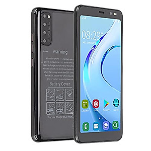 ASHATA Rino4 Pro Unlocked Phone, 5.45inch HD Full Screen Face Recognition Smartphone, RAM 2GB ROM 32GB, Dual SIM Dual Standby, Ultrathin Gaming Cell Phone for Android 6(Black)