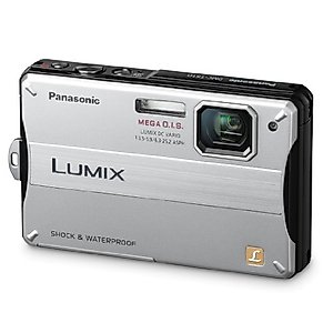 Panasonic Lumix DMC-TS10 14.1 MP Digital Camera with 4x Optical Image Stabilized Zoom and 2.7-Inch LCD (Silver)