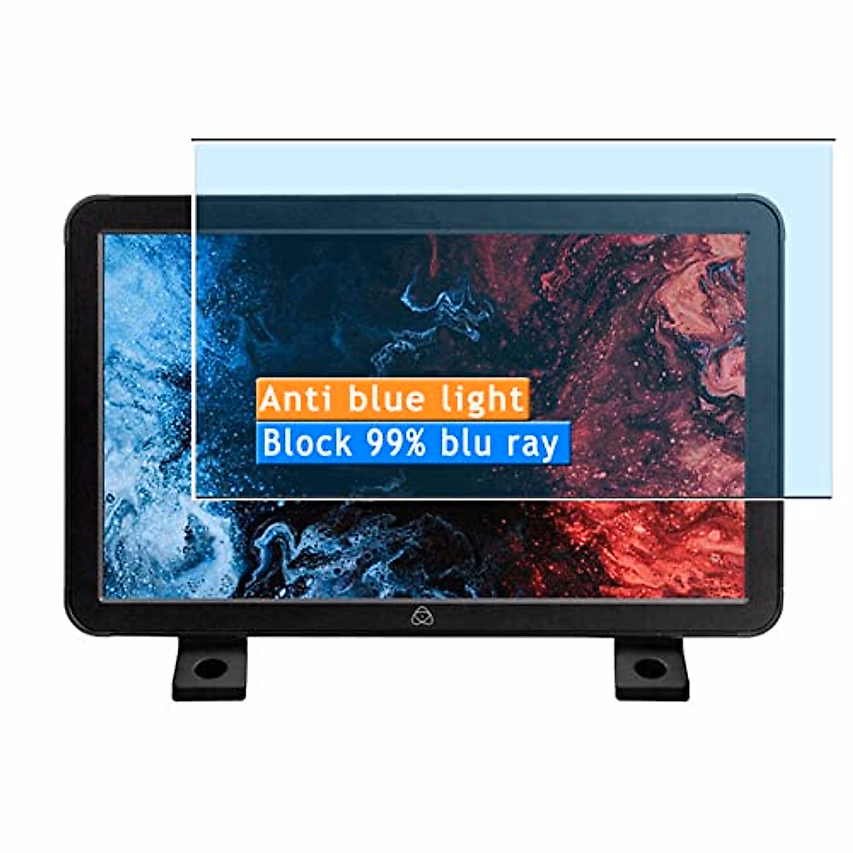 Vaxson 2-Pack Anti Blue Light Screen Protector, compatible with Atomos NEON ATOMNEO171 17" TPU Film Protectors Sticker [ Not Tempered Glass ]