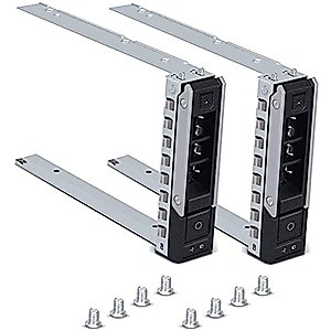 {2pcs Pack}3.5 inch Hard Drive Caddy Compatible for Dell PowerEdge Servers - 14th Gen R440 R540 R640 R740 R740xd R6415 R7415 R7425 - Hot Swap SAS SATA Bracket Tray for X7K8W
