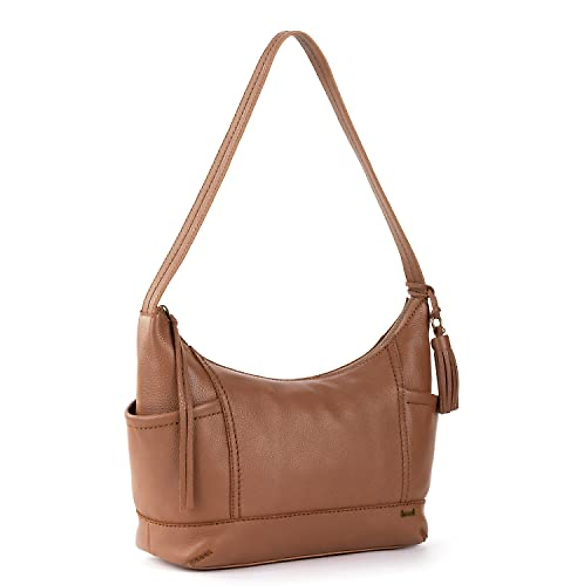 The Sak Womens Leather, & Silhouette, Supple, Kendra Hobo Bag in Leather Timeless Elevated Silhouette Soft Supple Handcrafted Sustainably, Tobacco, One Size US
