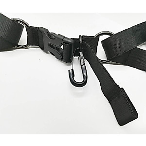 Saxophone Strap Professional Shoulder Harness Leather Padded for Alto Tenor Bari Soprano Sax