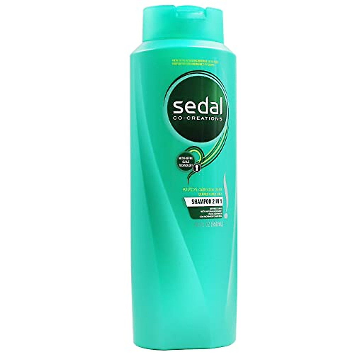 Sedal Co-Creations 2 in 1, Shampoo and Conditioner, Herbal Essence Scent, Anti-Frizz, 2-Pack of 22 FL Oz, 2 Bottles.