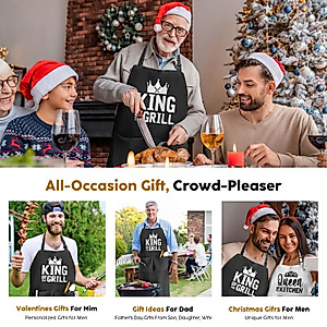 Gifts for Men, Funny Gifts for Dad - Fathers Day, Birthday, Christmas, Valentines Day, Grilling Gifts for Men, Husband, Boyfriend, Brother - Cooking BBQ Grilling Aprons Gifts for Men Him, Chef Gifts