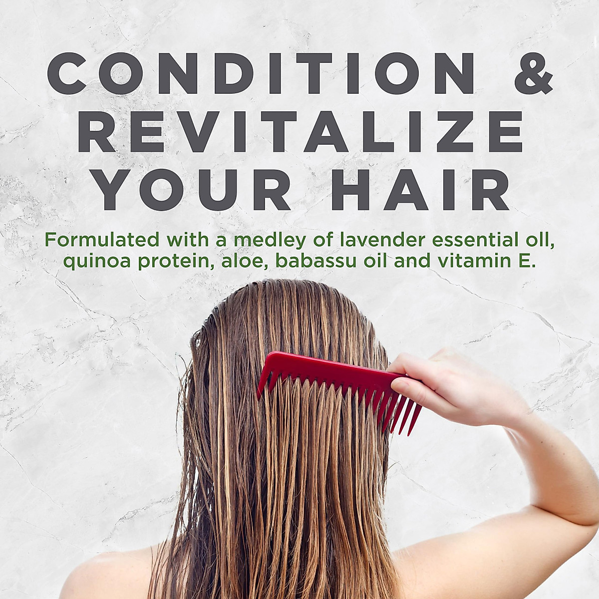 Avalon Organics Revitalizing Lavender Conditioner, For Smooth, Shiny, Touchably Soft Hair For Normal To Dry Hair, 32 Fluid Ounces