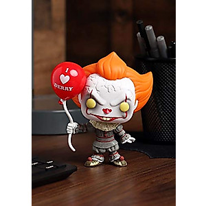 Funko Pop! Movies: It 2 - Pennywise with Balloon, Multicolor, us one-Size