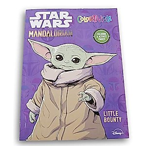 The Mandalorian ''Little Bounty'' Baby Yoda Colortivity Coloring and Activity Book - 64 Pages