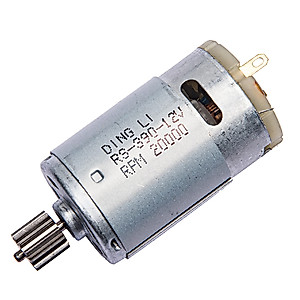 jiaruixin 12V390 20000RPM Electric Motor RS390 12V Motor Drive Engine Accessory for Kids Ride On Cars Children Ride on Toys Replacement Parts