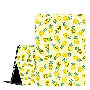 Case for New iPad Mini 6 2021 (6th Generation), Multi-Angle View Adjustable Stand Auto Wake/Slee for iPad Mini 6th Gen 8.3 Inch ,Yellow Pineapple