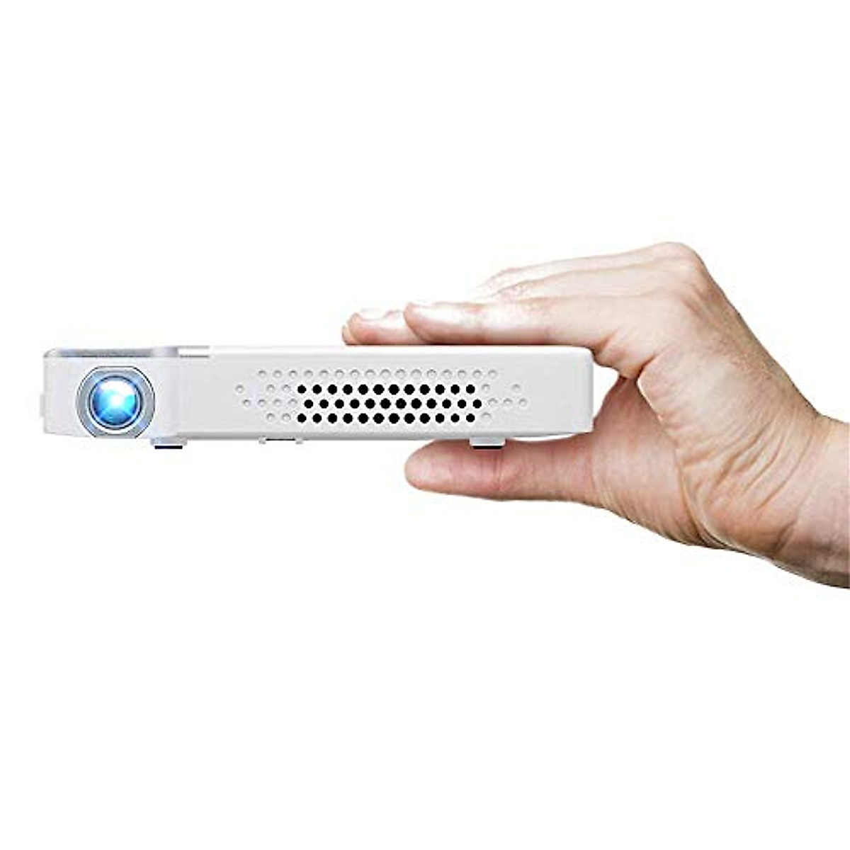 DROOS Portable Mini Projector Projector 1200 Lumens 854x480 1G+8G Android 5.1 WiFi Bluetooth 4.0 Active 3D Video LED Projector (Co(projectors)