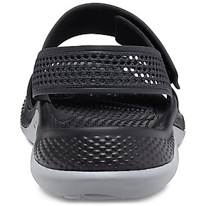 Crocs womens WomenÃ‚â€™s Literide 360 | for Women Sandal, Black/Light Grey, 5 US
