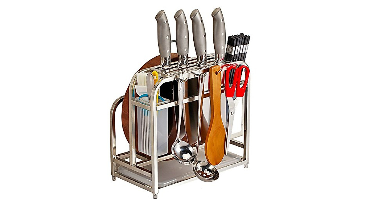 AIYoo Cutting Boards & Knife Organizer - Space-Saving Kitchen Storage