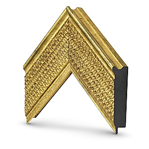 Deco TV Frames - Gatsby Gold Smart Frame Compatible ONLY with Samsung The Frame TV (3" Color Chip, 3" Sample)