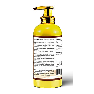 Looloon Rice Water Shampoo and Conditioner Set, 500ml (16.9 oz): Fermented Rice Water for Hair Growth, Moisturizing, Strengthening, and Damaged Hair Repair