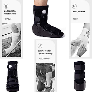 Walking Boot Fracture Boot for Broken Foot, Sprained Ankle-Medium