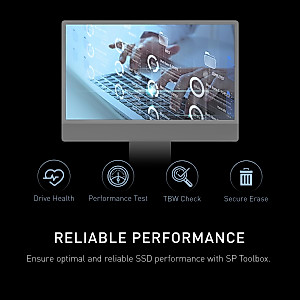 Silicon Power 2TB US75 Nvme PCIe Gen4 M.2 2280 SSD R/W Up to 7,000/6,500 MB/s, Compatible with PlayStation 5 (SP02KGBP44US7505)