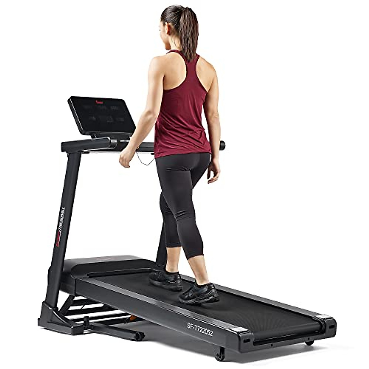 Sunny Health & Fitness Astra Elite Advanced Brushless Technology Treadmill with 15-Level Auto Incline, Wide Running Deck & Exclusive SunnyFit® App Enhanced Bluetooth Connectivity - SF-T722052