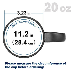 koodee Handle for 20 oz Tumbler-Fit for Yeti Rambler and More Tumbler Anti Slip Travel Mug Grip-Cup Holder