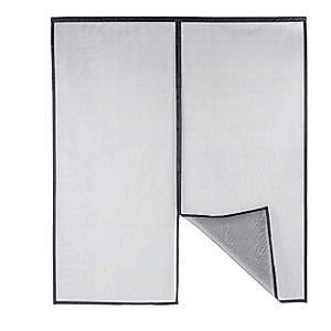 Amazon Basics AB-SD100, Black Magnetic Screen Door-38-Inch x 82-Inch, 38 x 82