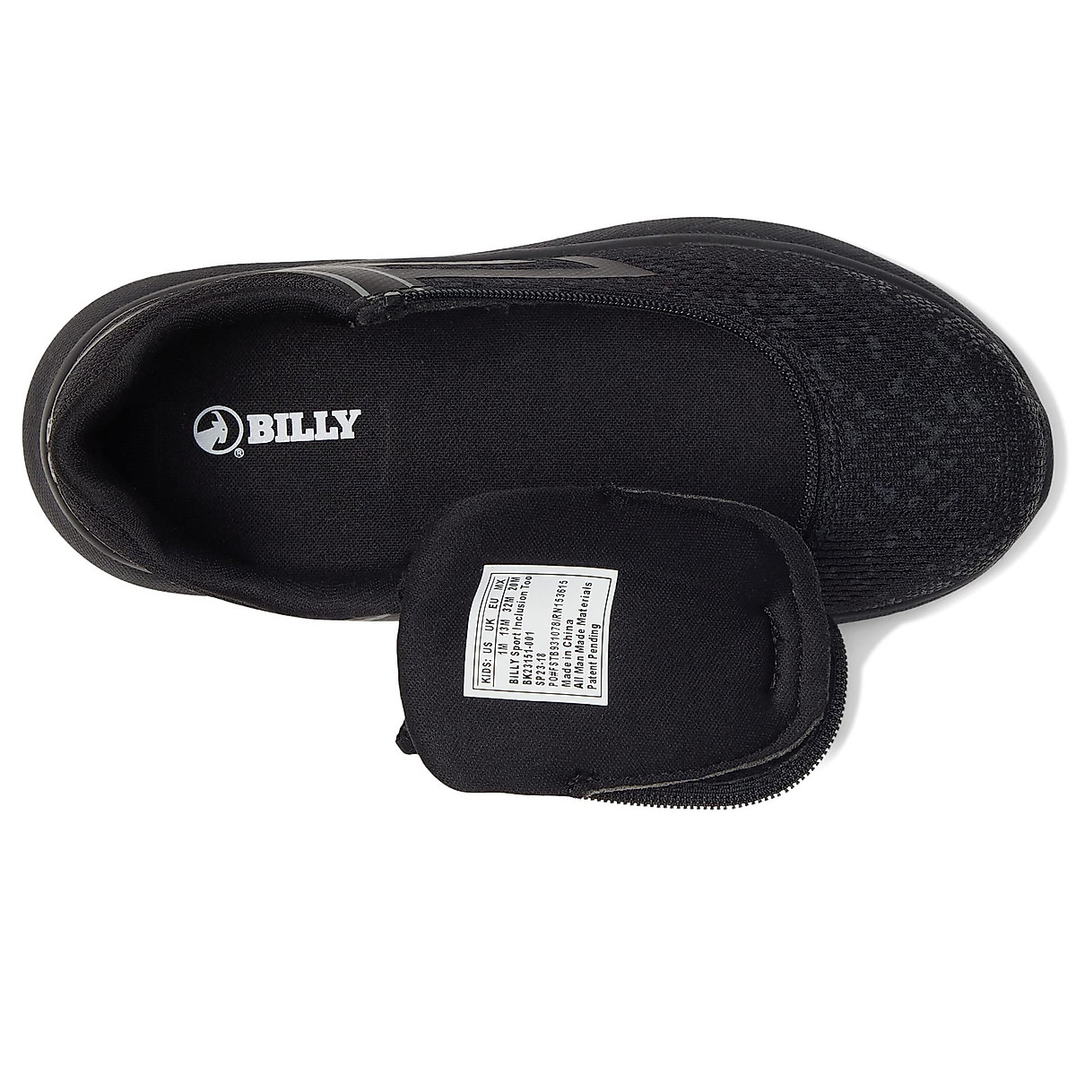 BILLY Footwear Billy Sport Inclusion Too Black to The Floor 11 Little Kid W