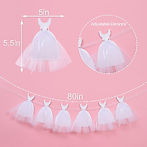 Bridal Shower Decoration Wedding Banners,Core Decorations for the Bride and Groom, Bridal Shower Decorations.Bride to Be Chair Banner, Bridal Shower Decoration (Bridal wedding dress)