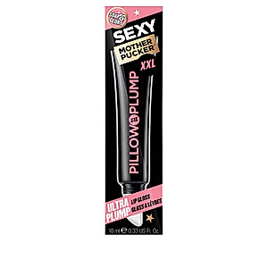 Soap & Glory Sexy Mother Pucker XXL Lip Gloss - Hydrating, Plumping Lip Gloss for Full, Volumized Lips - Lip Plumper Gloss + Chocolate Orange Scent with Vegan Formula in Clearvoyant (10ml)